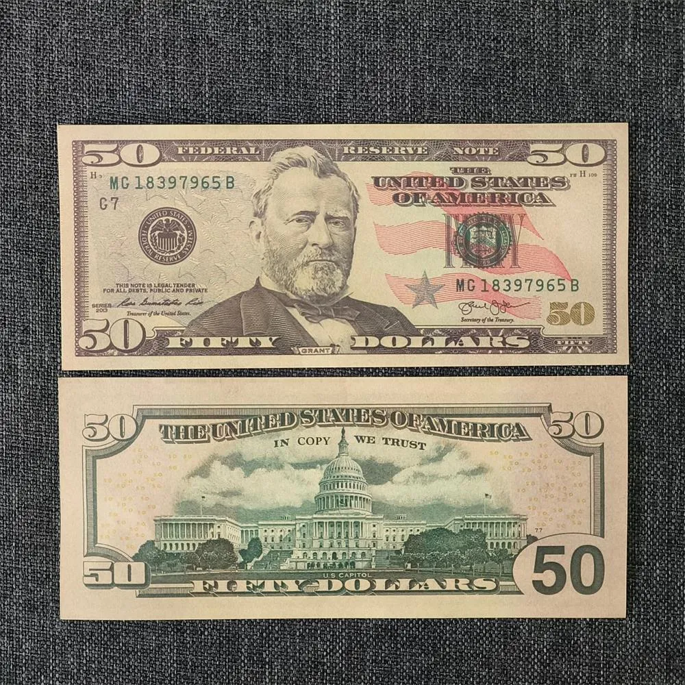 3A Realistic USA Dollar Bills Paper Movie Props Game Money for Party ...