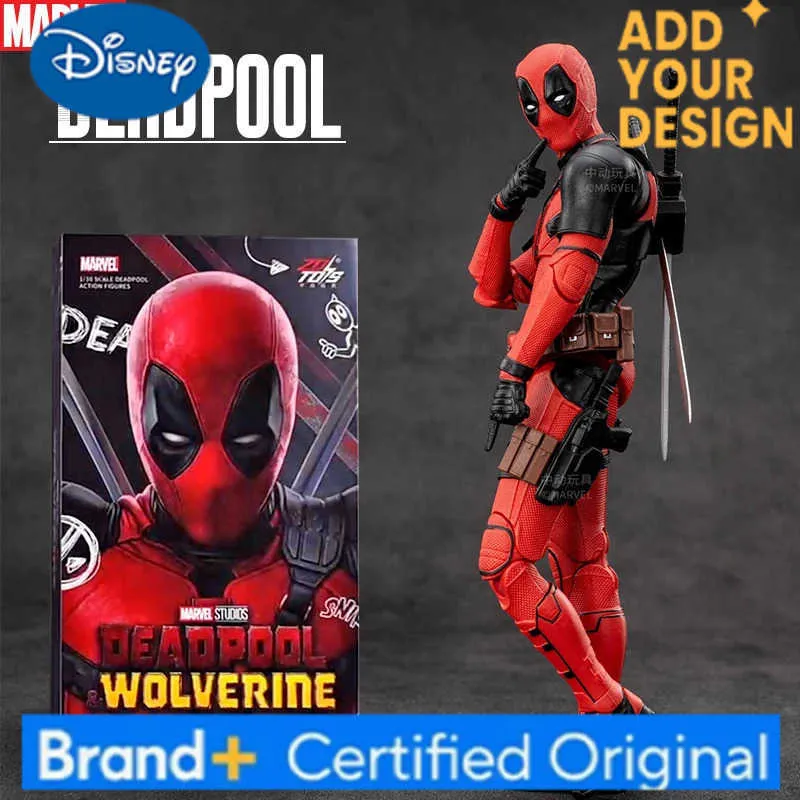 Disney New ZD Toys Deadpool Wolverine Model 7in 1/10 Action Figures ...
