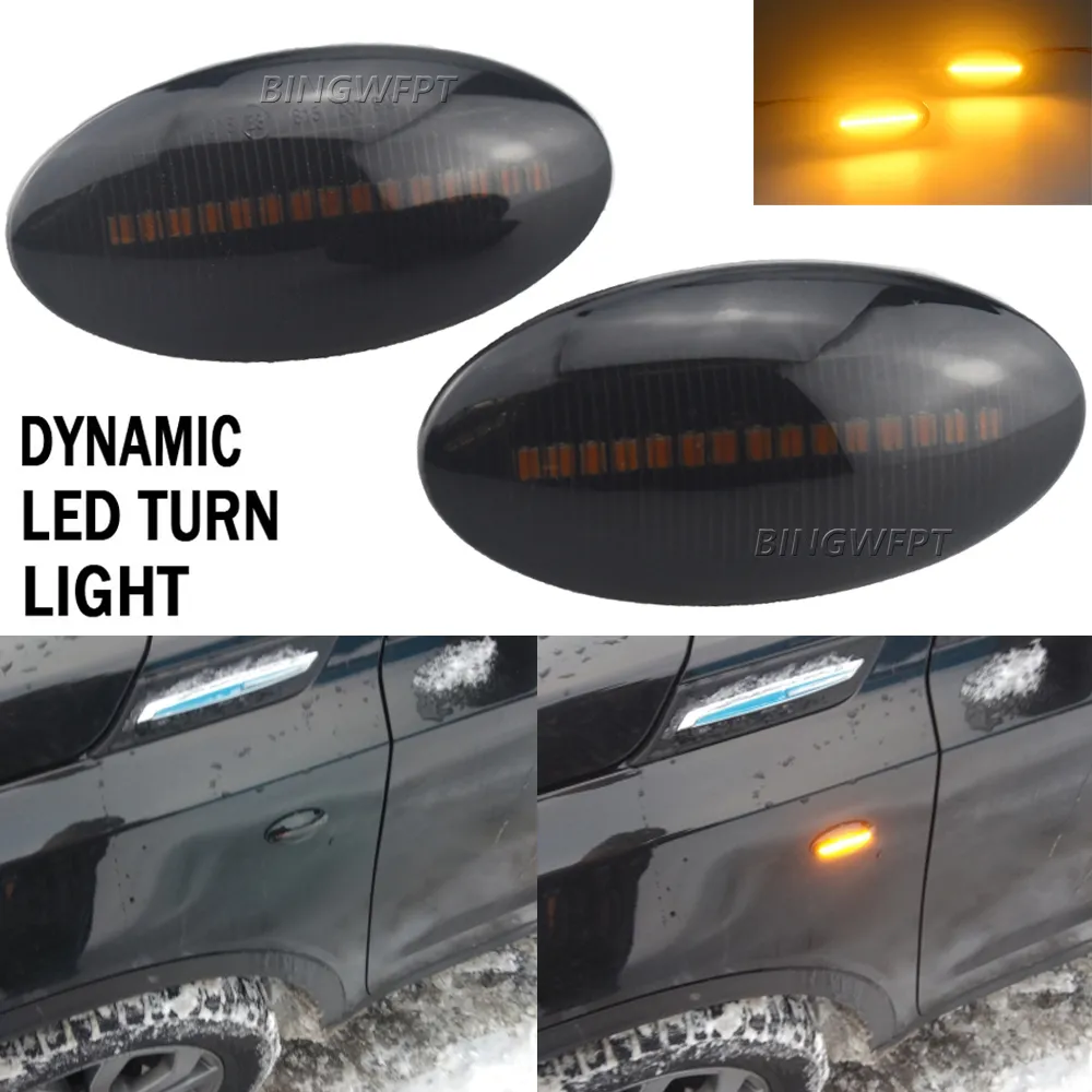 Dynamic Side Marker Turn Signal Light Sequential Blinker Indicator for ...