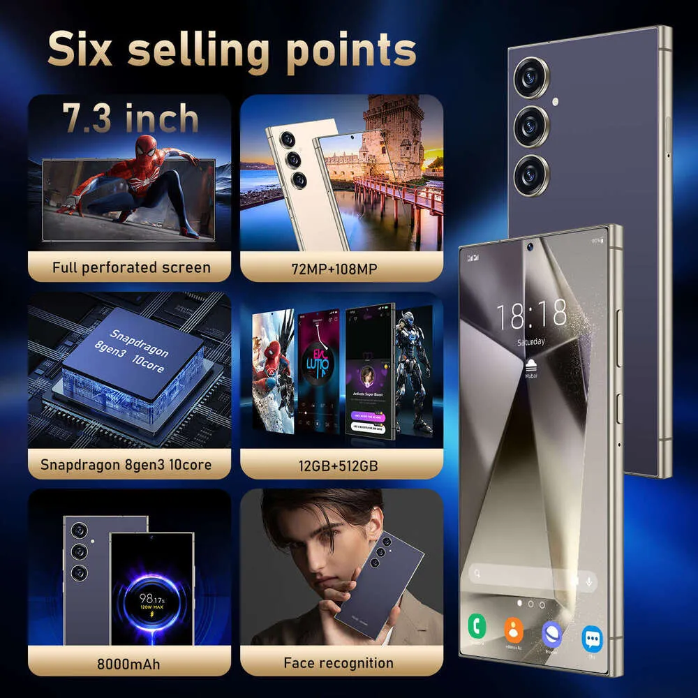 C24 Pro 6.0 Inch 3GB RAM 256MB ROM Android 10 Tri SIM CDMA Phone with ...