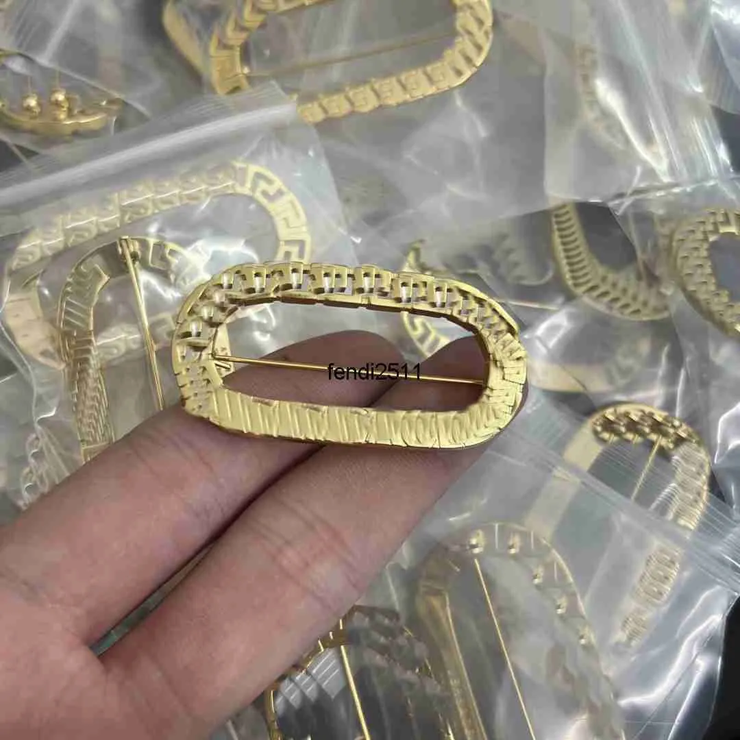Banshee Medusa Brass Gold Plated Safety Pin Brooches... From Fendi2511 ...