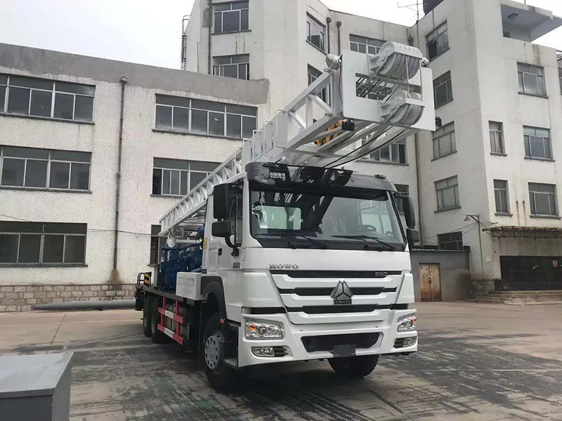 Oil & Gas Field Drilling Rigs Trailer Mounted Horizontal Mobile Rigs ...
