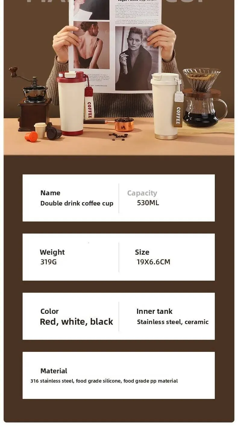 Cartoon Lily of the Valley 316 Stainless Steel 20-Ounce Christmas ...