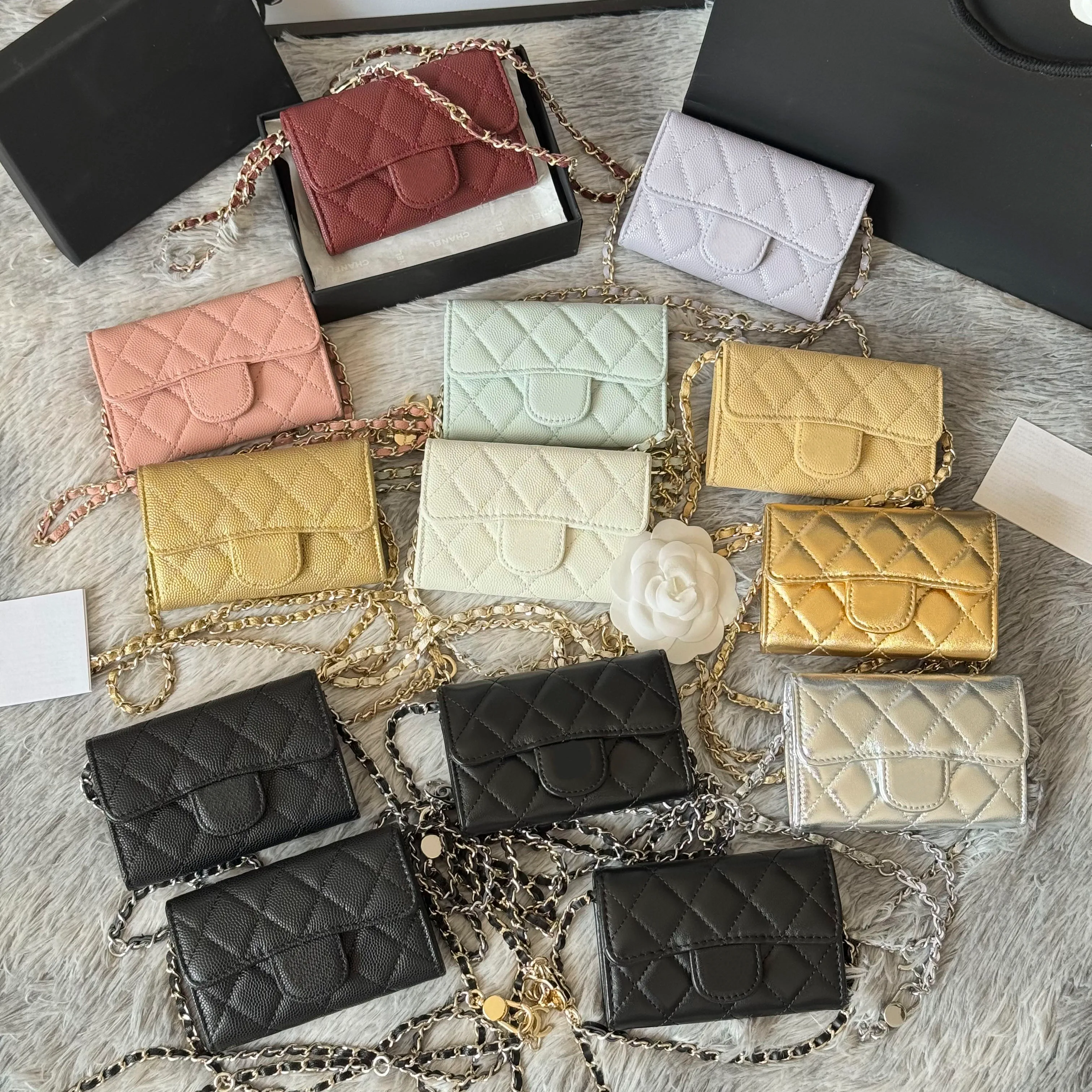C201 Genuine Leather Womens Wallet Classic Chain... From Djboosww, $81. ...