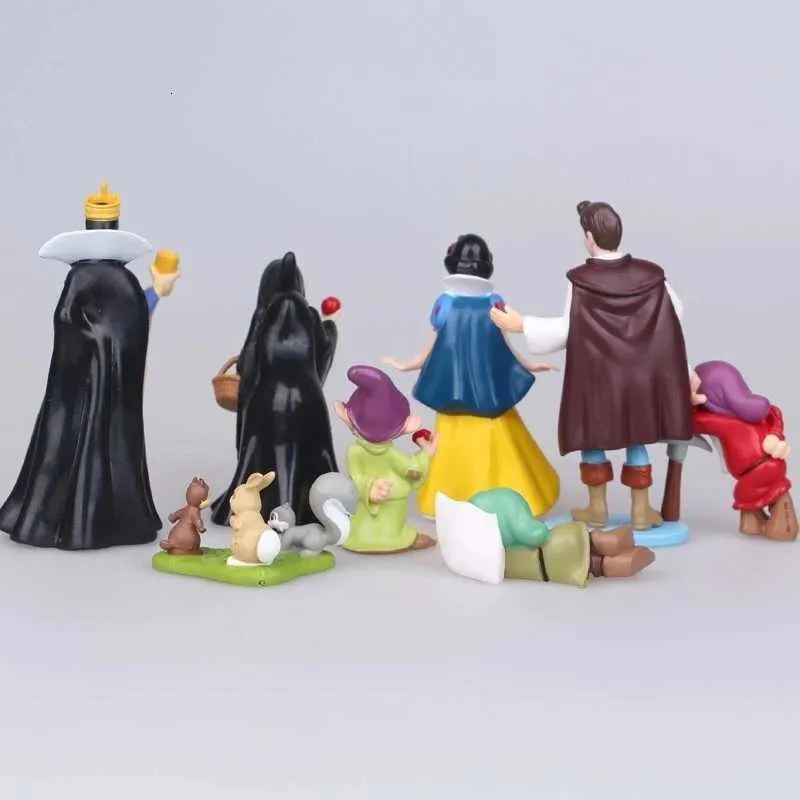 Disney Snow White Witch Empress Prince Charming Dwarf Action Figures ...