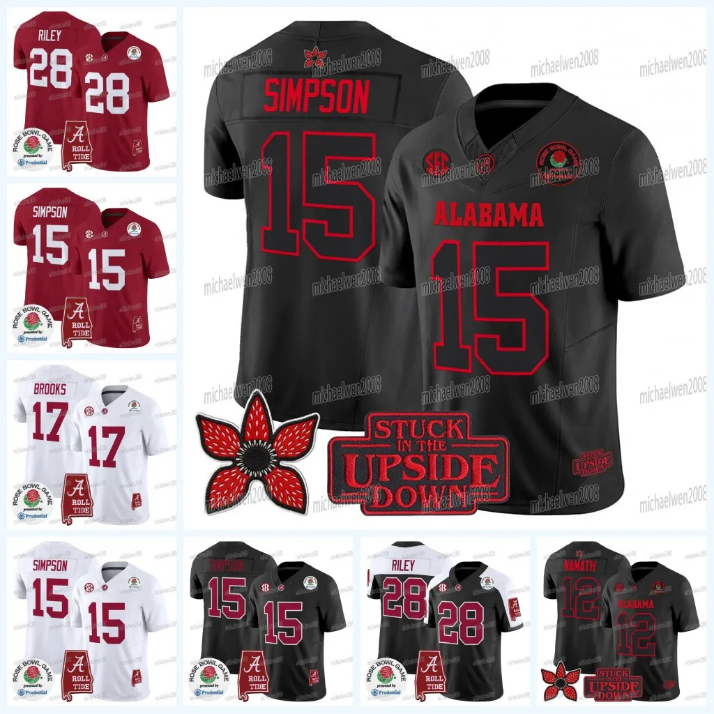 2026 Stranger Things Edition Alabama Crimson Tide Rose Bowl American ...