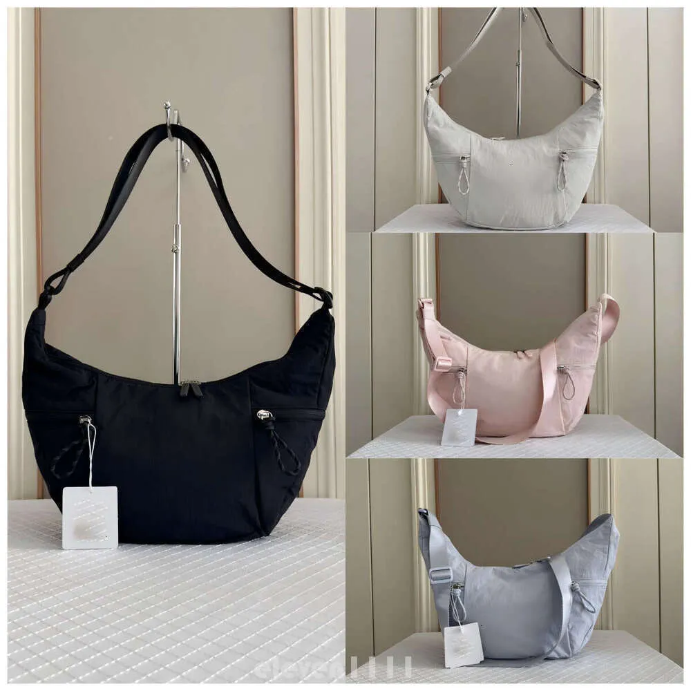 Unisex Crossbody Bag 6L 13L Capacity Slouchy Shoulder Bag with Lemon ...