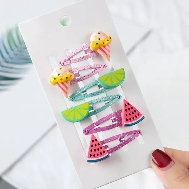 Unicorn Metal Hair Accessories 3 cm 5 cm Animal Pattern Barrettes 50 ...