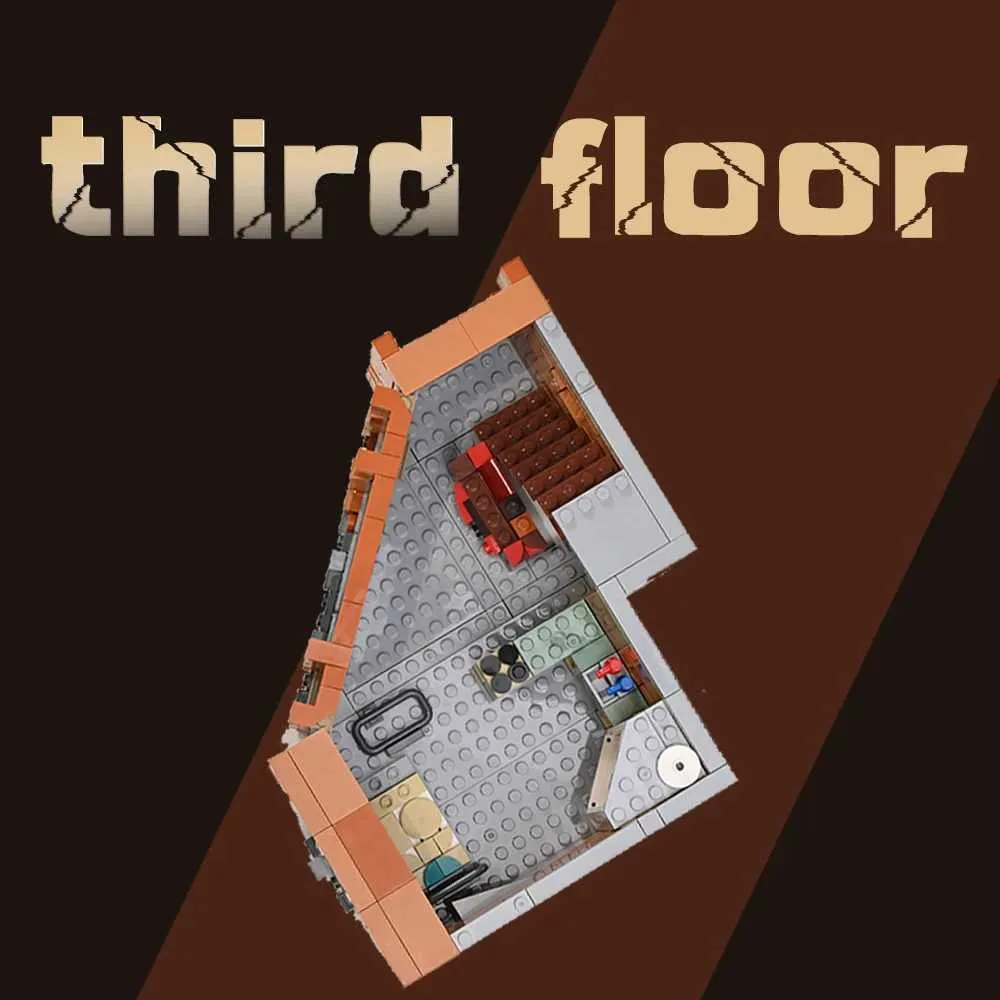 Doomsday Corner Garage Modular Building Blocks City Apartment Store ...