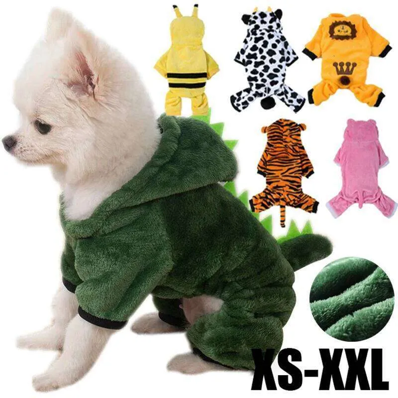 Winter Warm Fleece Hoodies Pet Clothes for Small Dogs Chihuahua Puppy ...