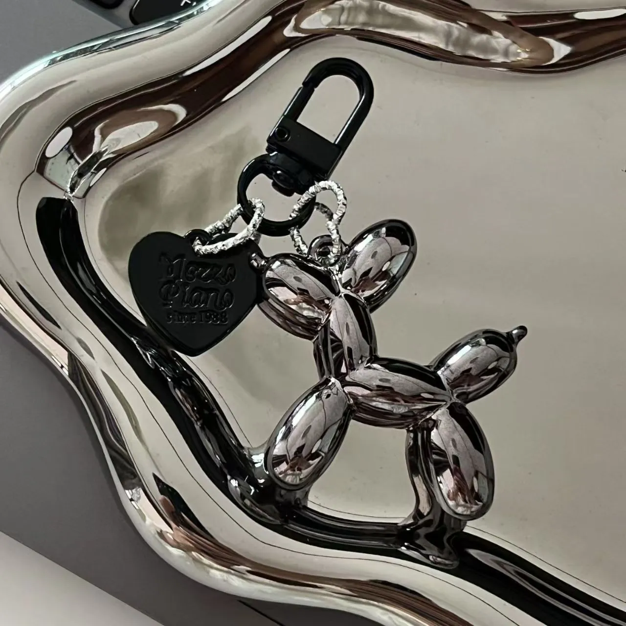 Cute Jelly Balloon Dog Keychain Pendant Cartoon Animal Keyring ...