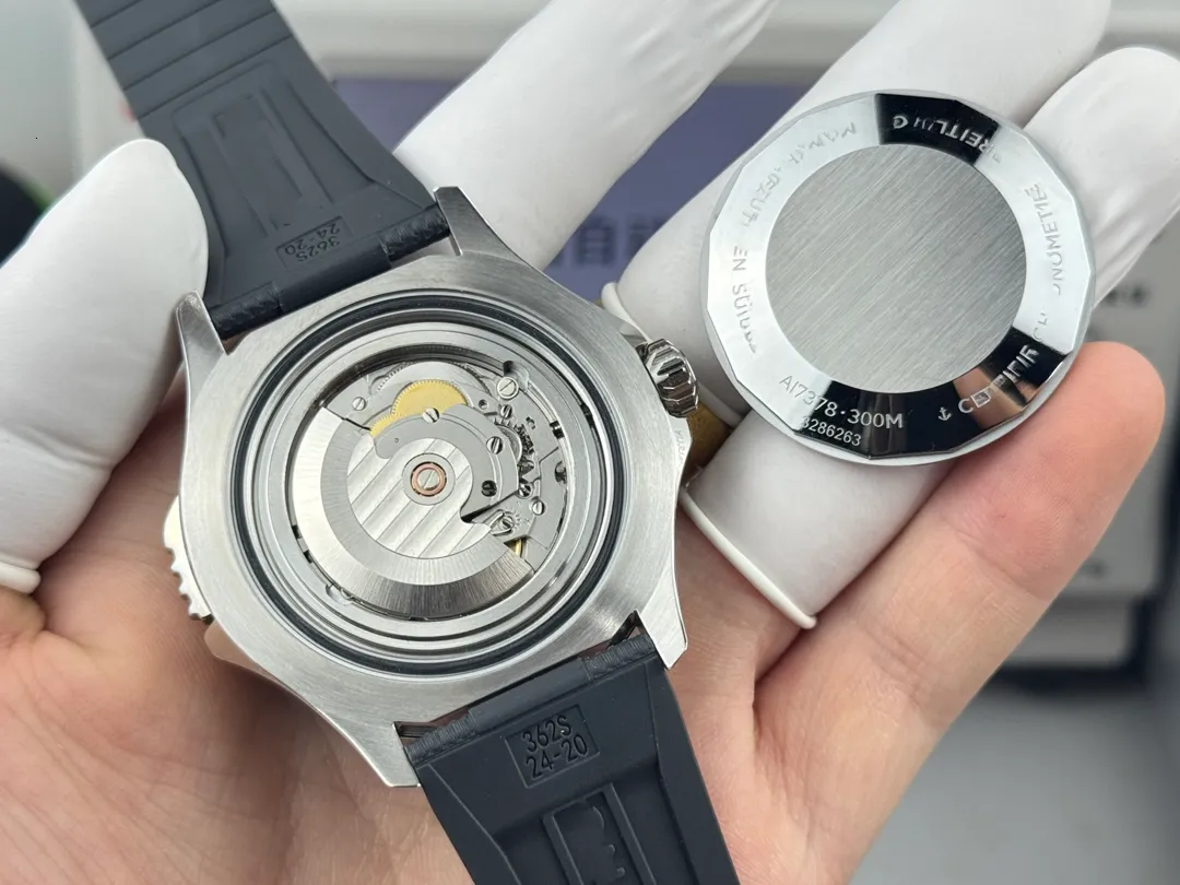 Luxury 46mm Mechanical Hand-Winding Watch with Stainless Steel Band and ...