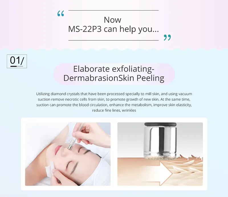 Diamond Microdermabrasion Facial Peel with Water Spraying for ...