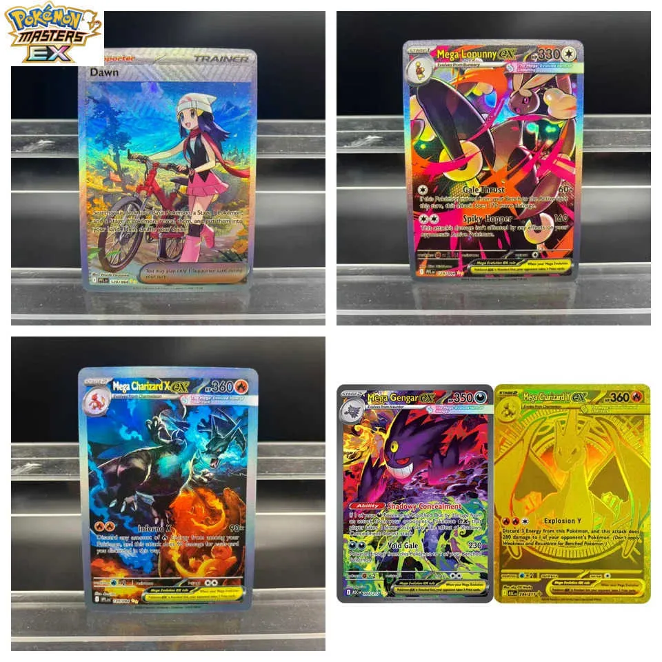 PTCG Collection DIY Cards MEGA Gengar & Charizard X Self Made Single ...