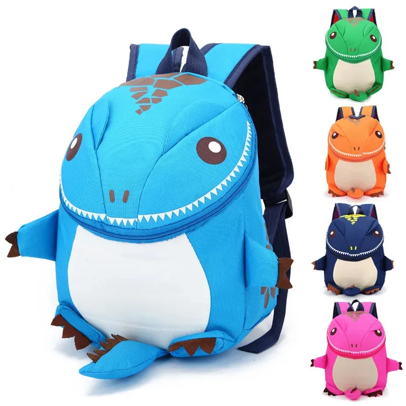 Cartoon Dinosaur Baby School Backpack 21inch Medium Waterproof Oxford ...