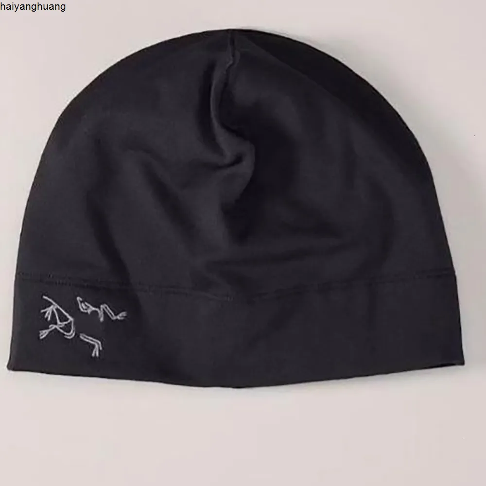 Skull Cap Beanie Double-Layered Linen Hat with Embroidery Unisex ...