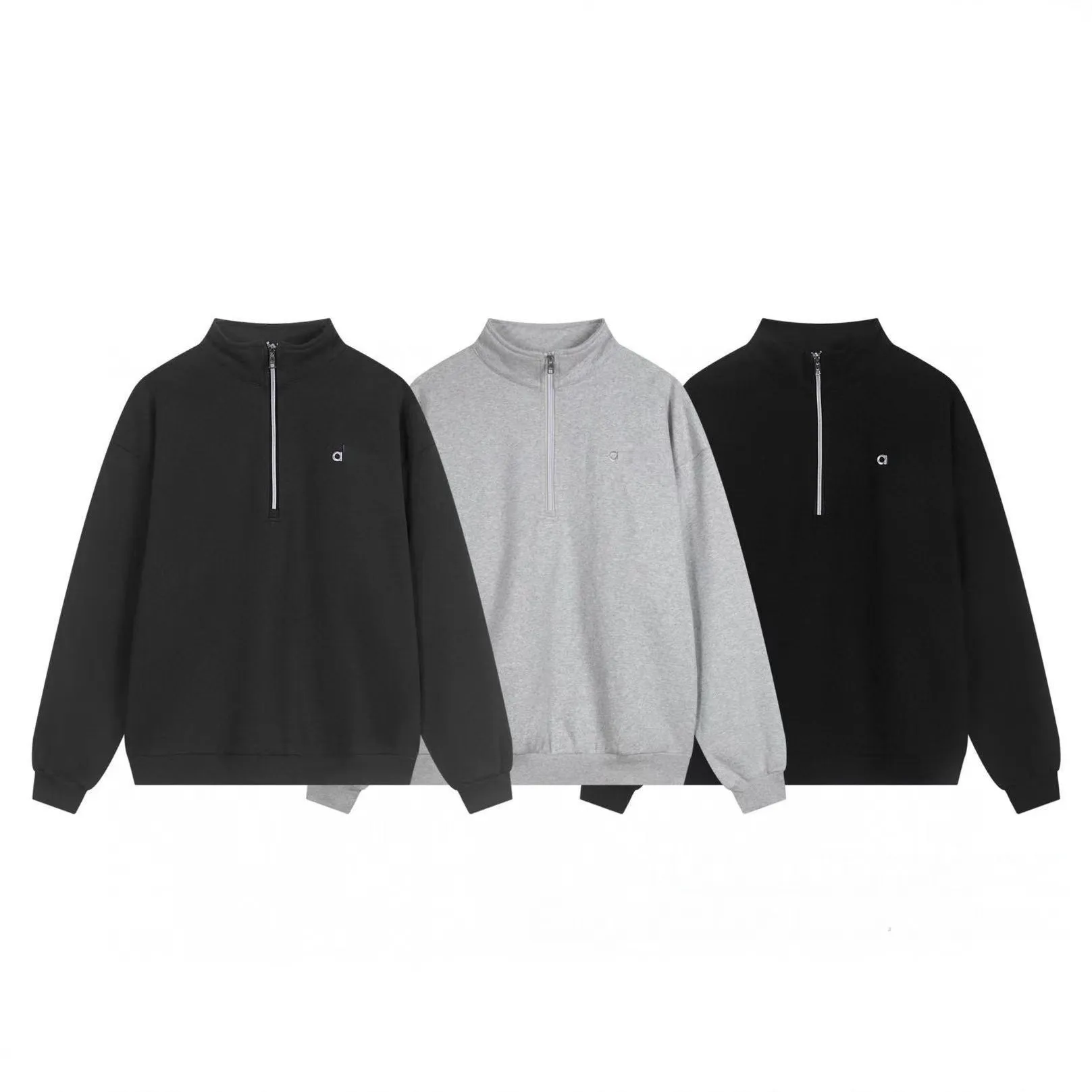 Designer Clothes Cotton Quarter Zip Hoodie ... From Hongpingguog Vendor ...