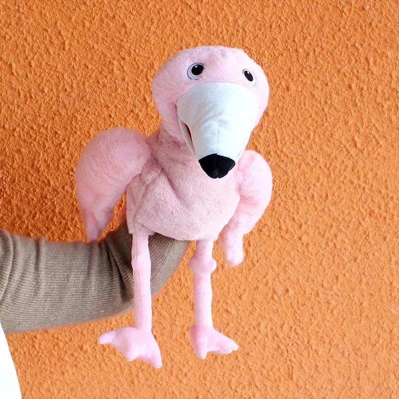 Bird Hand Puppet Plush Toy Cotton Filled Educational Soft Stuffed Doll ...