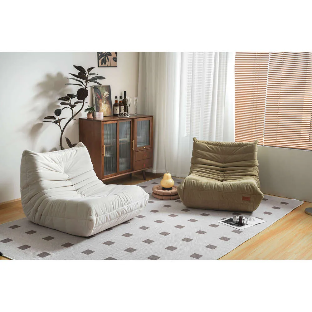Large Adult Size Bean Bag Lounger Foam Chair for Home, Apartment ...