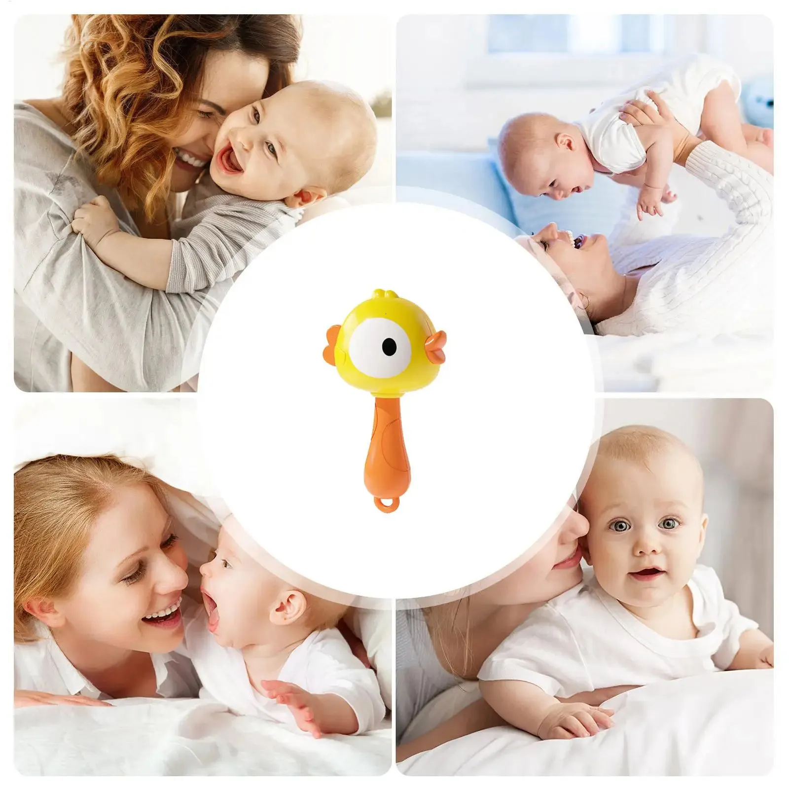 Kids Maracas Small Frog and Duck Animal Rattle Toys Colorful Early ...