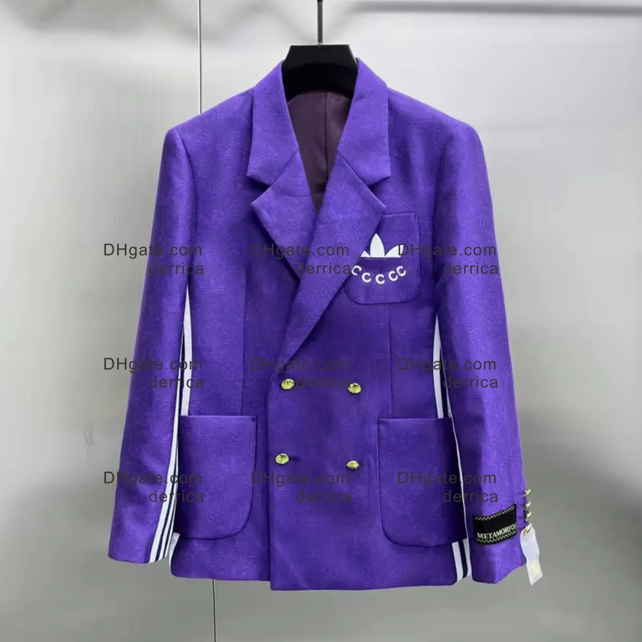 Designer Women's Blazer Jacket Coat GG Letters Collaboration Collection ...