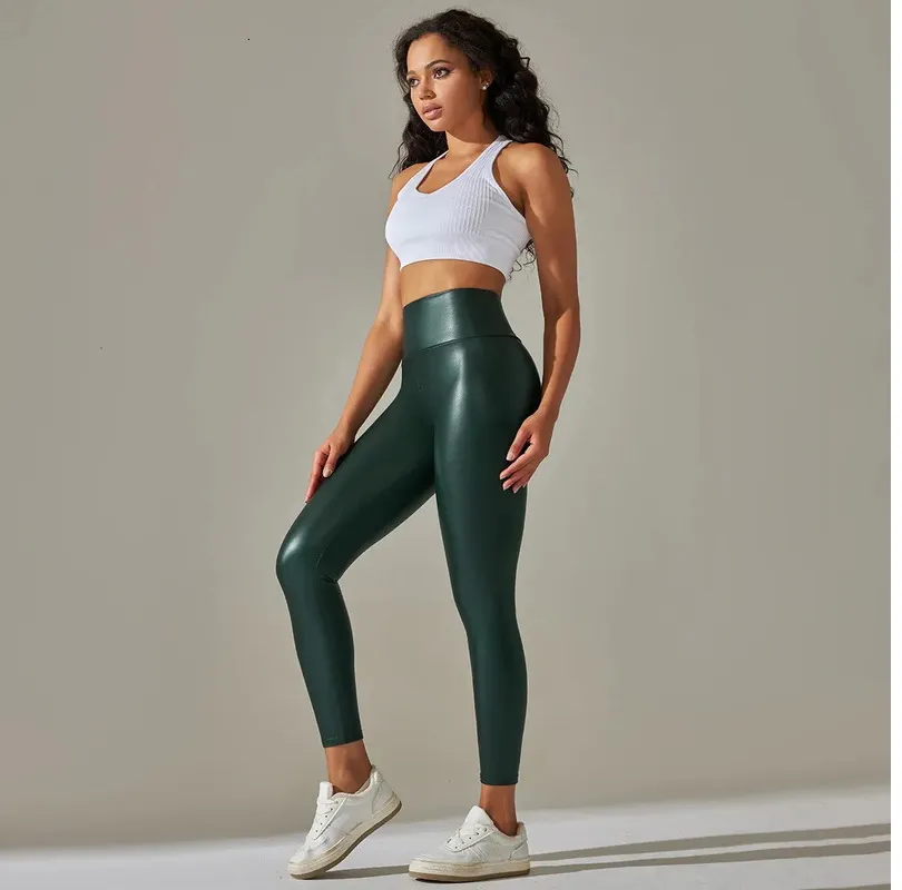 Designer yoga leggings mid-calf length Lycra snakeskin print casual ...