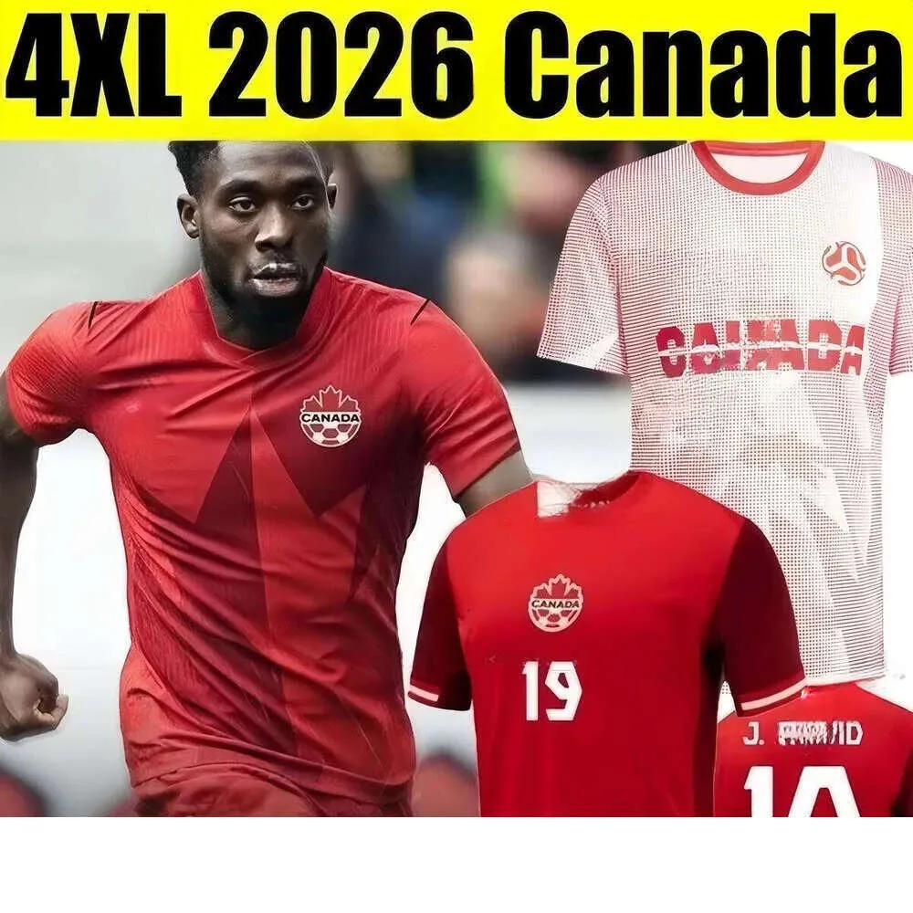 2026 World Cup Canada Canada Soccer Shirt Featuring DAVIES, LARIN ...