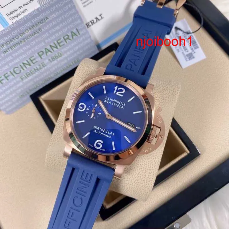 Men's Automatic Mechanical Watch with Stainless Steel Case, Ceramic ...
