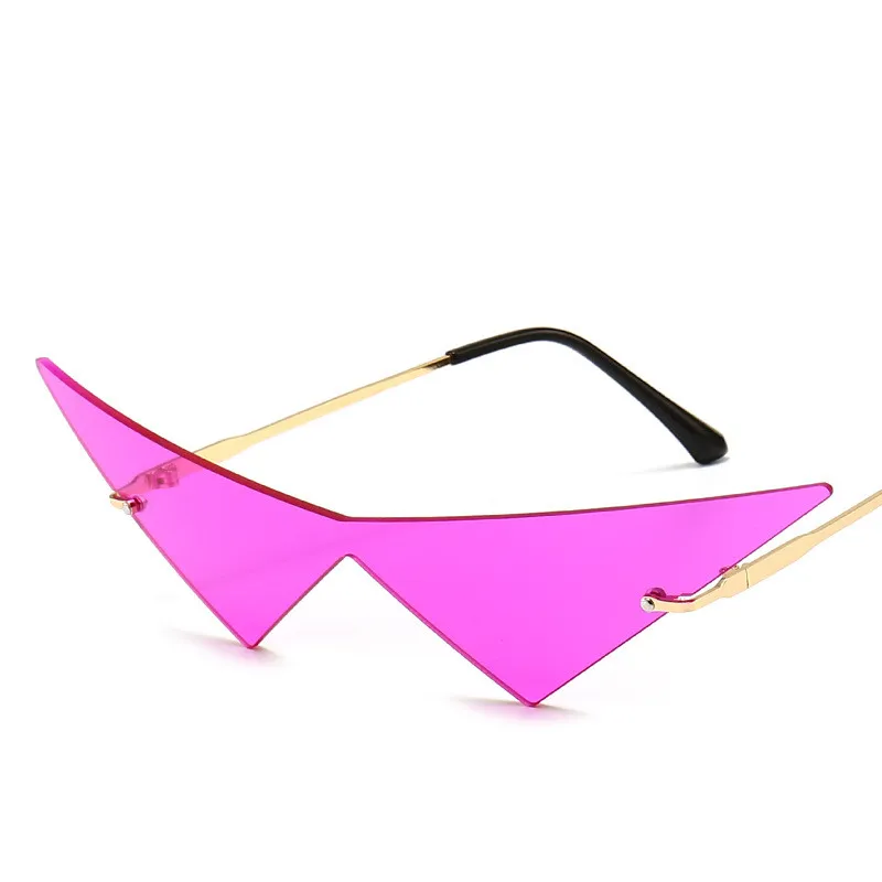 Tlofedi Polarized UV400 Triangle Sunglasses for Women and Men with PC ...