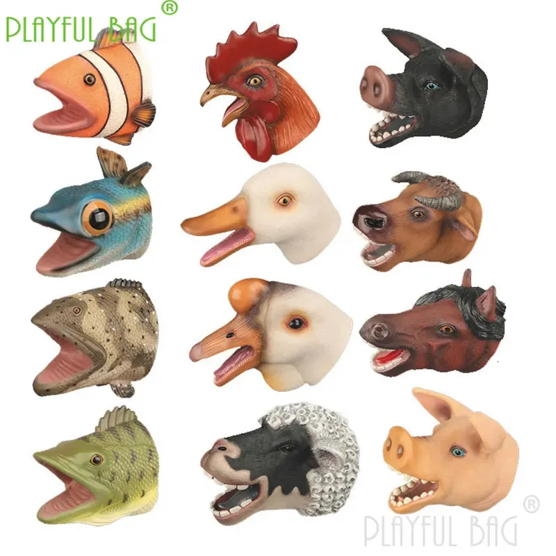 Glove puppet marine animal hand puppet gloves interactive simulation ...