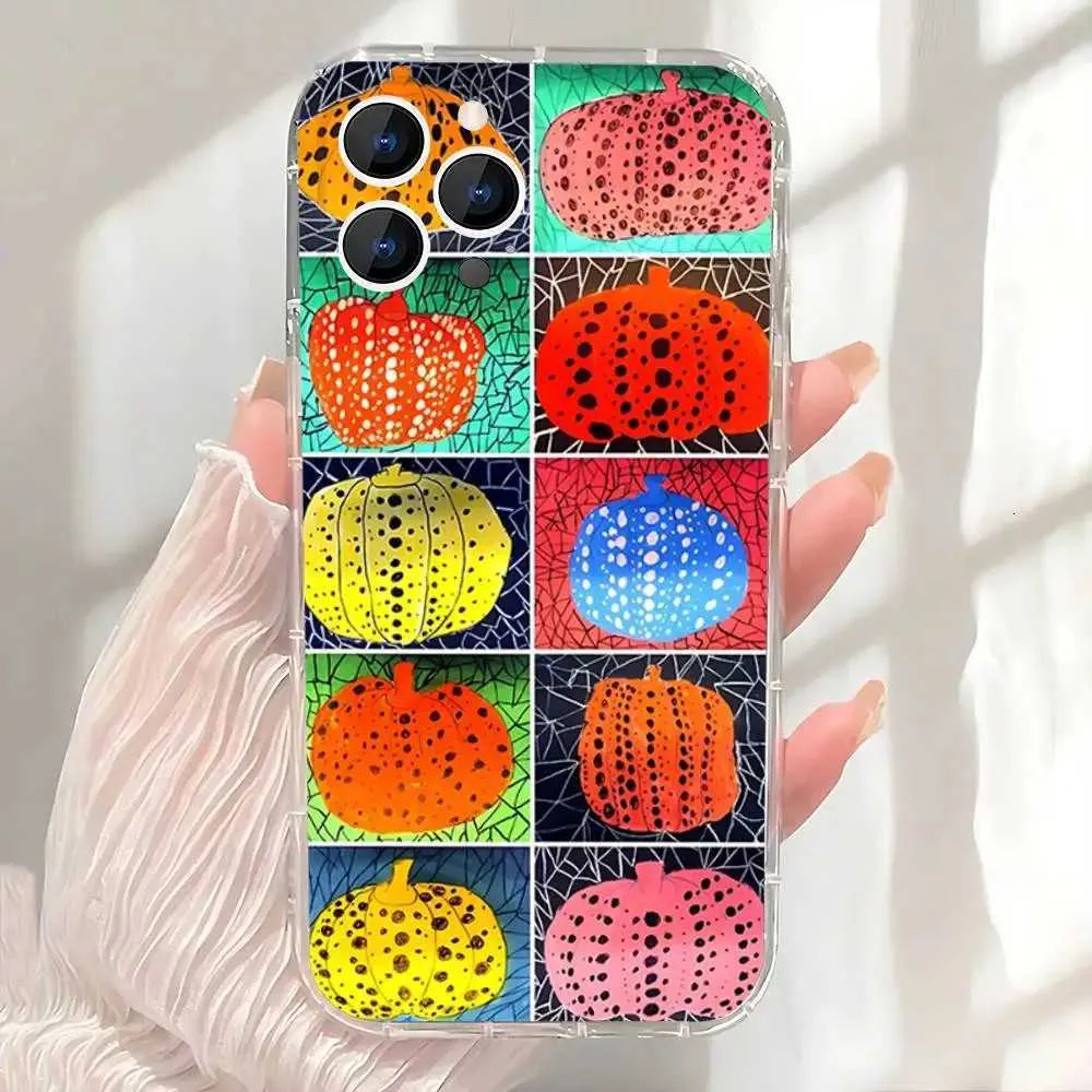 Yayoi Kusama Pumpkin Transparent Soft Thermoplastic Polyurethane Phone ...