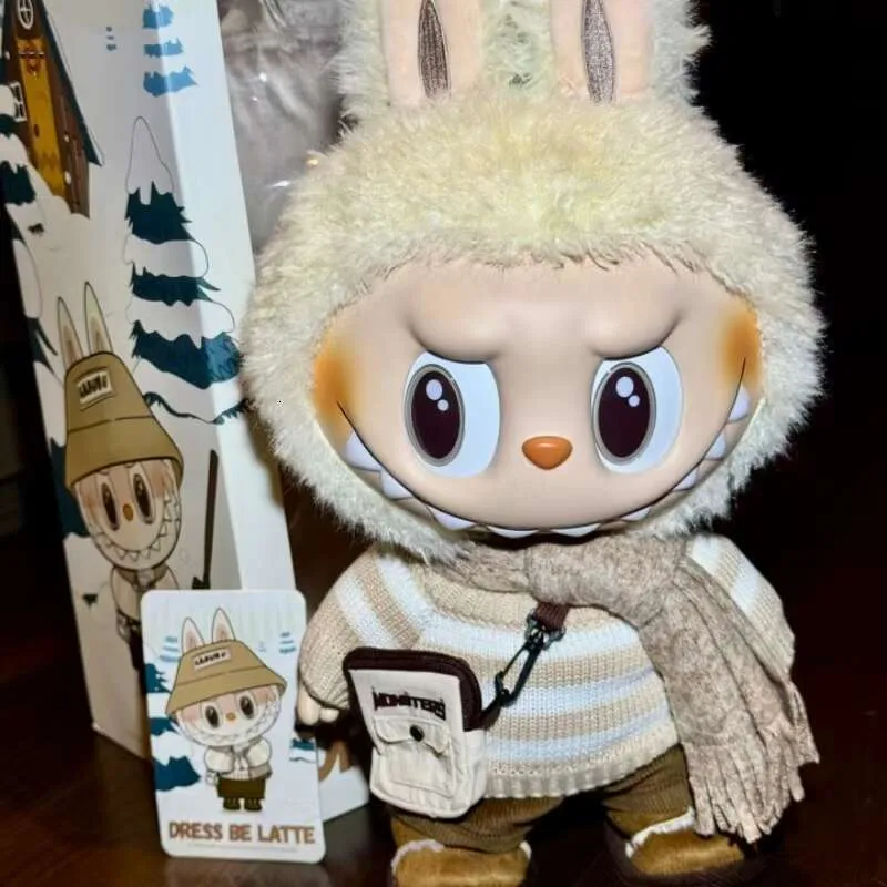 Labubu Dress Be Latte Series Plush Doll 30-35 cm Soft Vinyl Toy ...