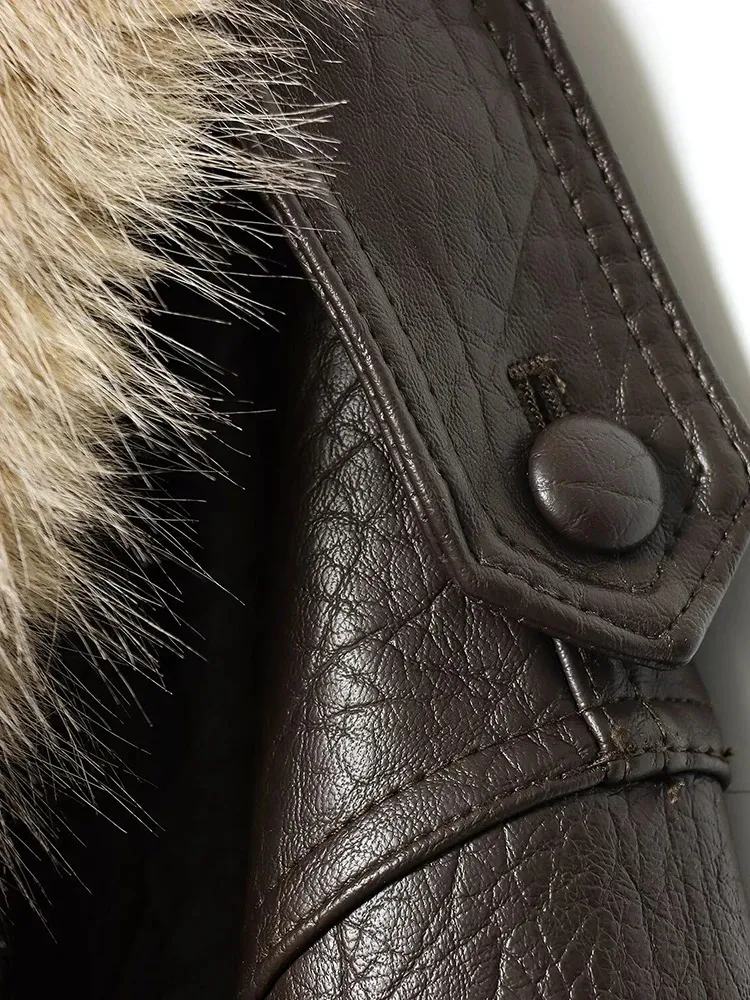 Vintage Women Faux Fur Collar Winter Jackets Loose Bat Sleeved ...