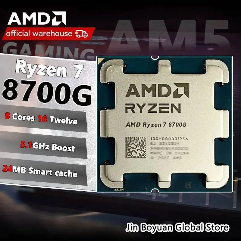 AMD Ryzen 7 8700G 8 Core 4.2GHz Processor With Radeon 780M Graphics ...