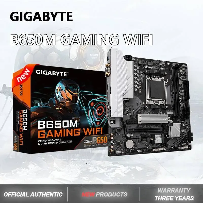 GIGABYTE B650M Gaming WiFi Motherboards AM5 Socket DDR5 6400 MHz, 25G ...