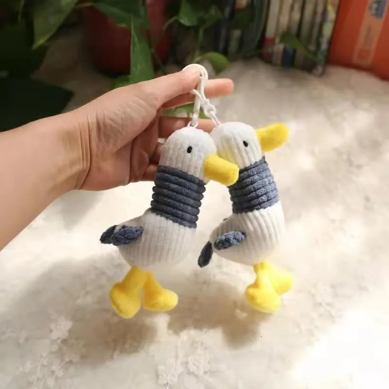 Duck Plush Keychain Polyester Silicone Plush Cartoon Duck Toy Pendant ...