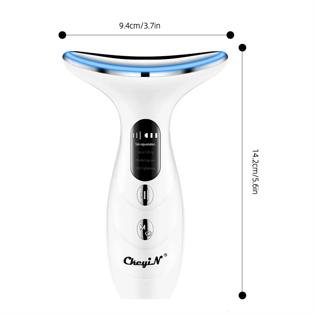 CkeyiN Neck Beauty Device EMS Face Lifting Machine Double Chin Remover ...