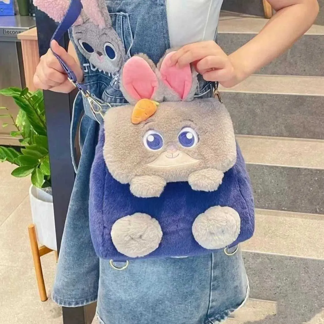 Disney 2025 New Foxke Ni Foxke Cartoon Cute Backpack Everyday Travel ...