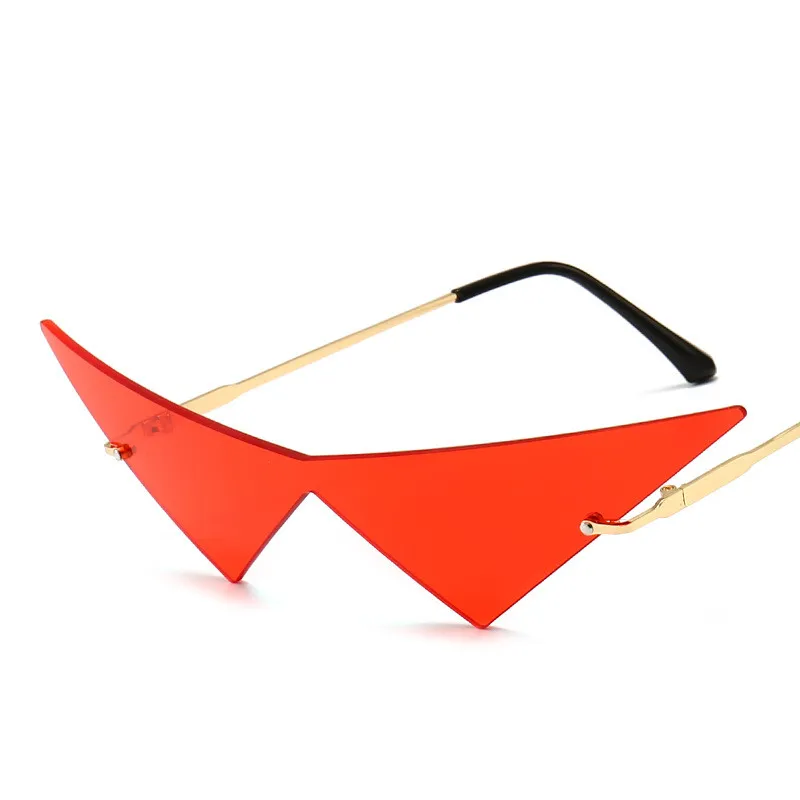 Tlofedi Polarized UV400 Triangle Sunglasses for Women and Men with PC ...