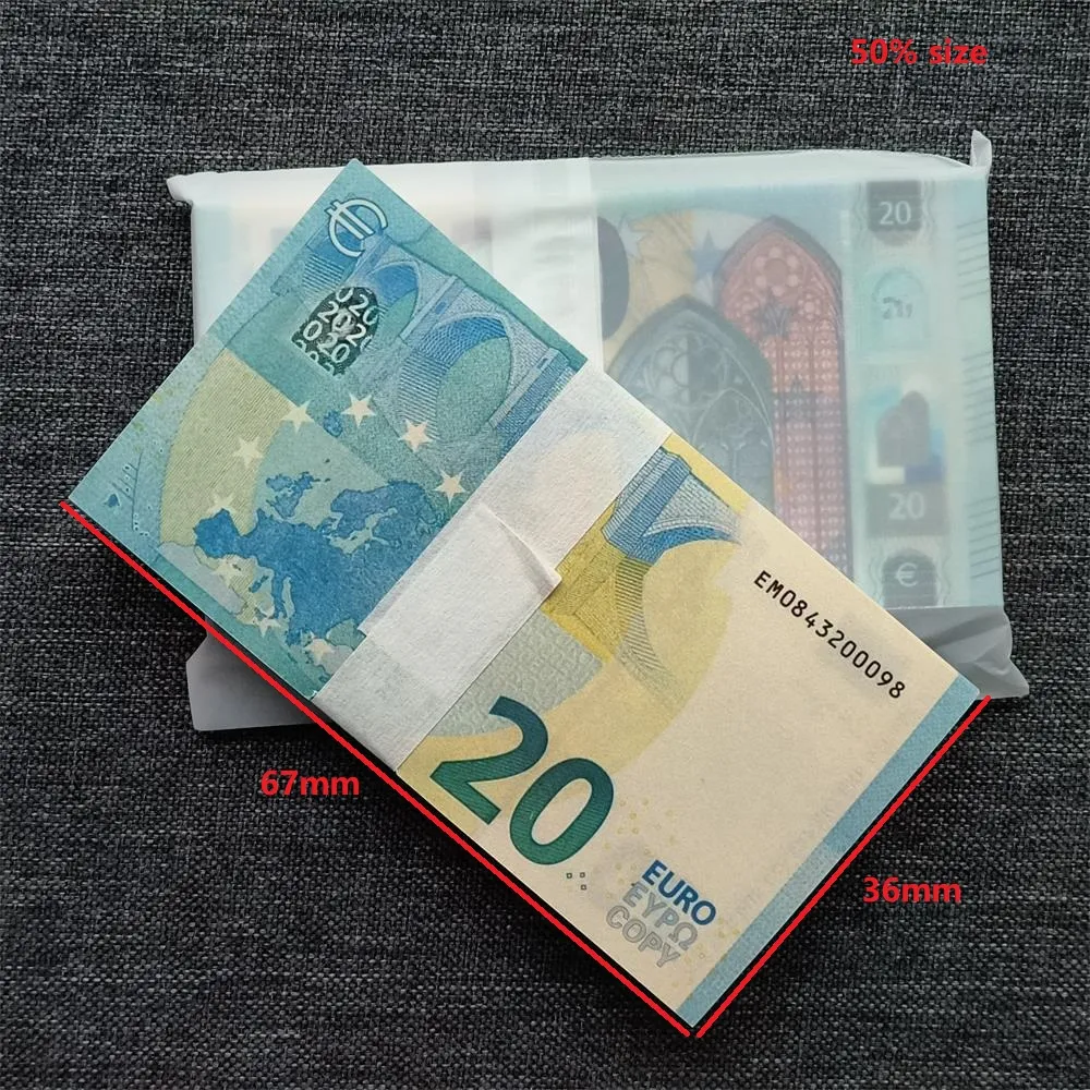 3A High Quality Movie Euro Banknotes Realistic Prop Money Paper ...
