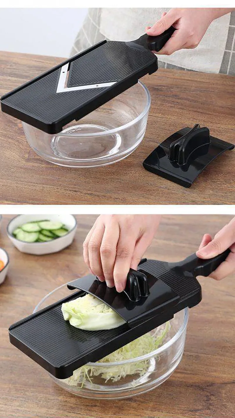 Manual Vegetable Cutter Stainless Steel Blade Vegetable Slicer Cabbage ...