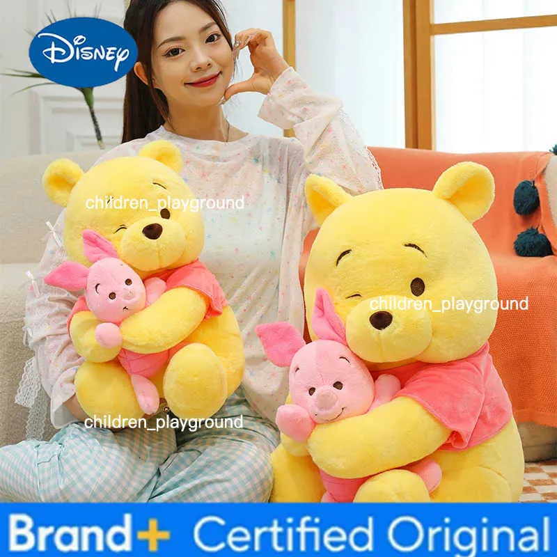 Disney 35-60cm Winnie The Pooh Piglet Plush Toys Large Cartoon Plushie ...