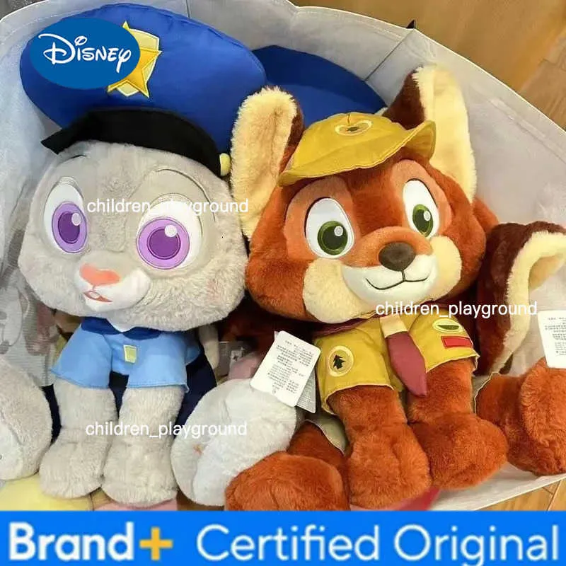 Disney Zootopia Kawaii Judith Nick Plush Toy Cartoon Character Fox ...