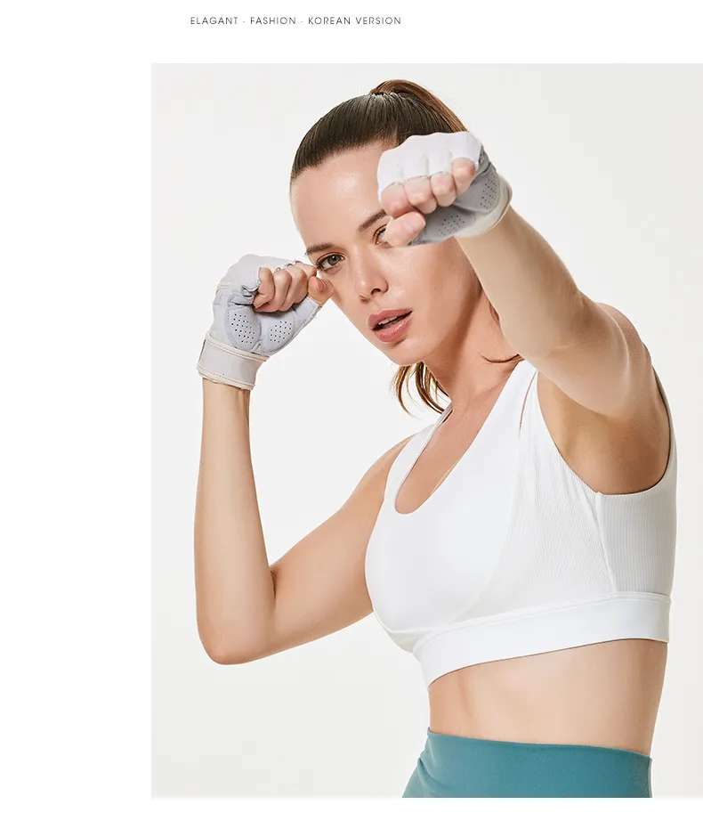 Womens Plus Size Active Sport Bras Seamless Breathable Polyester ...