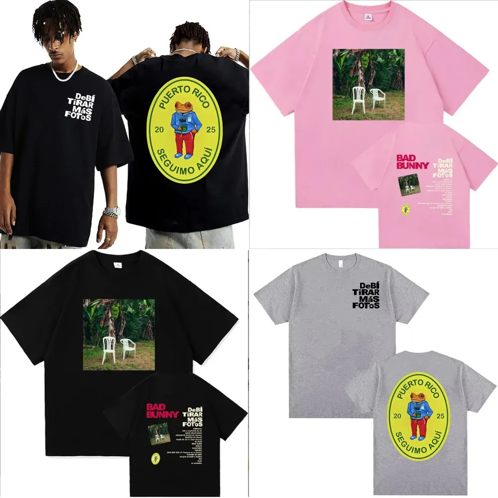 Wholesale Bad Bunny Y2K Aesthetic Graphic Short Sleeve Baggy T Shirt ...