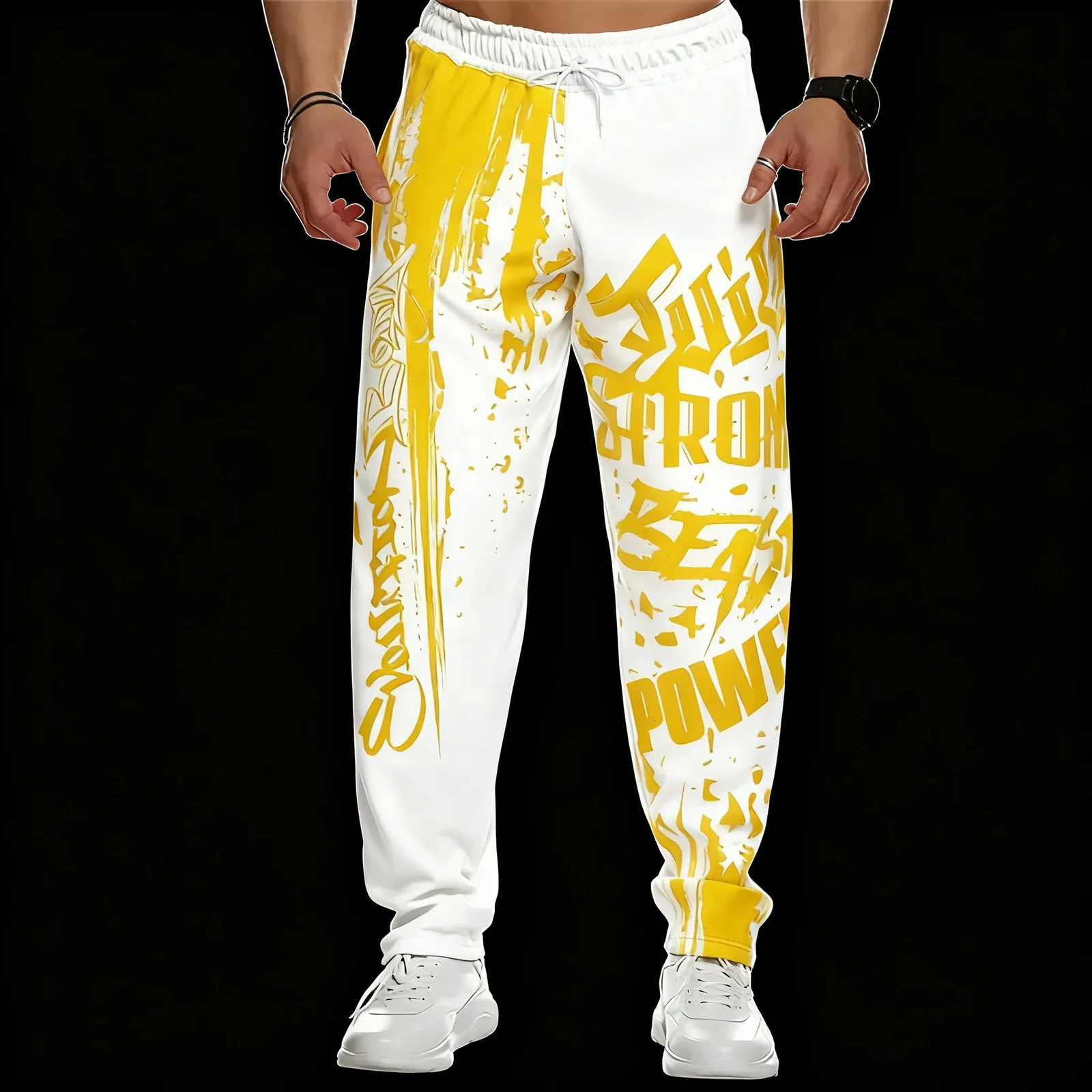 Gothic Y2K Casual Sporty Plussize Loose Street Sweatpants 3D Printed ...