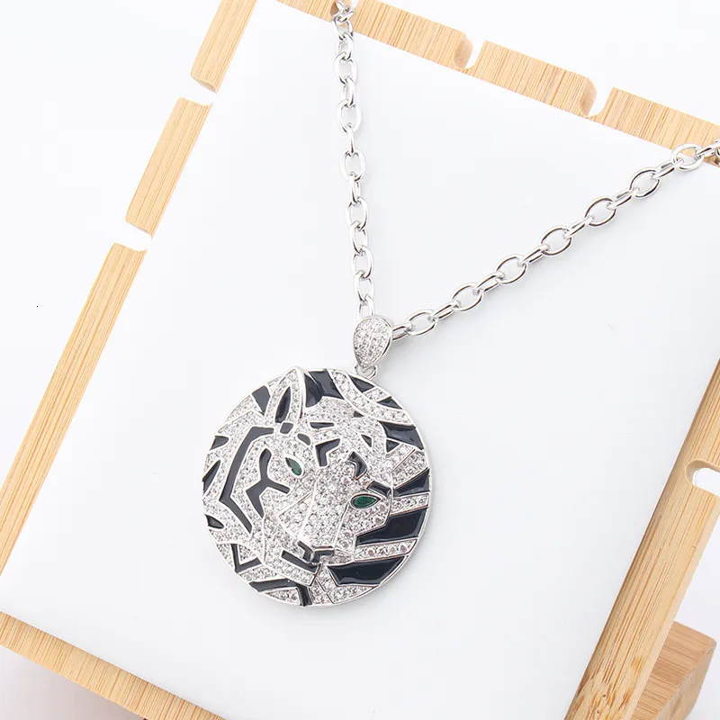 Copper Gold Plated Leopard Print Rhinestone Necklace with Orange Onyx ...