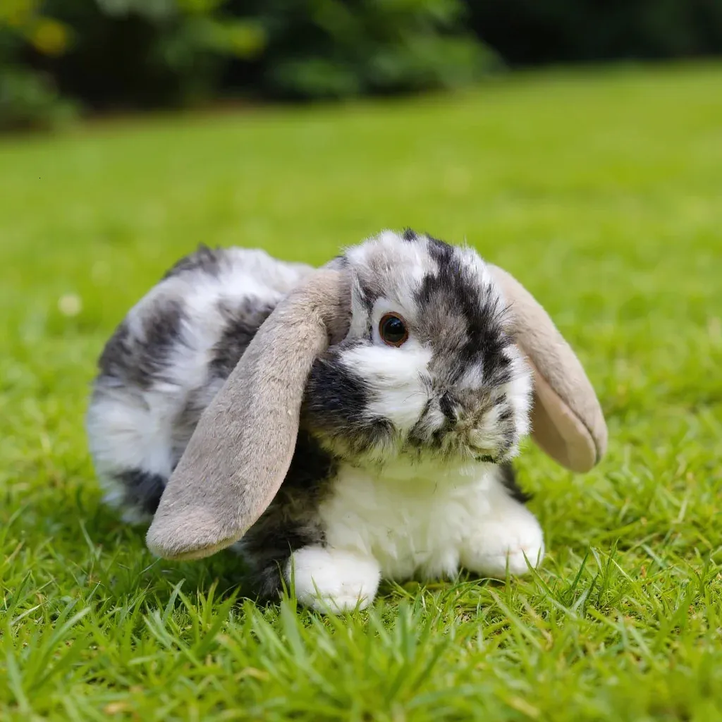 Gray Lop-Eared Rabbit Plush Toy 106-Inch Soft CE Plush Doll for ...