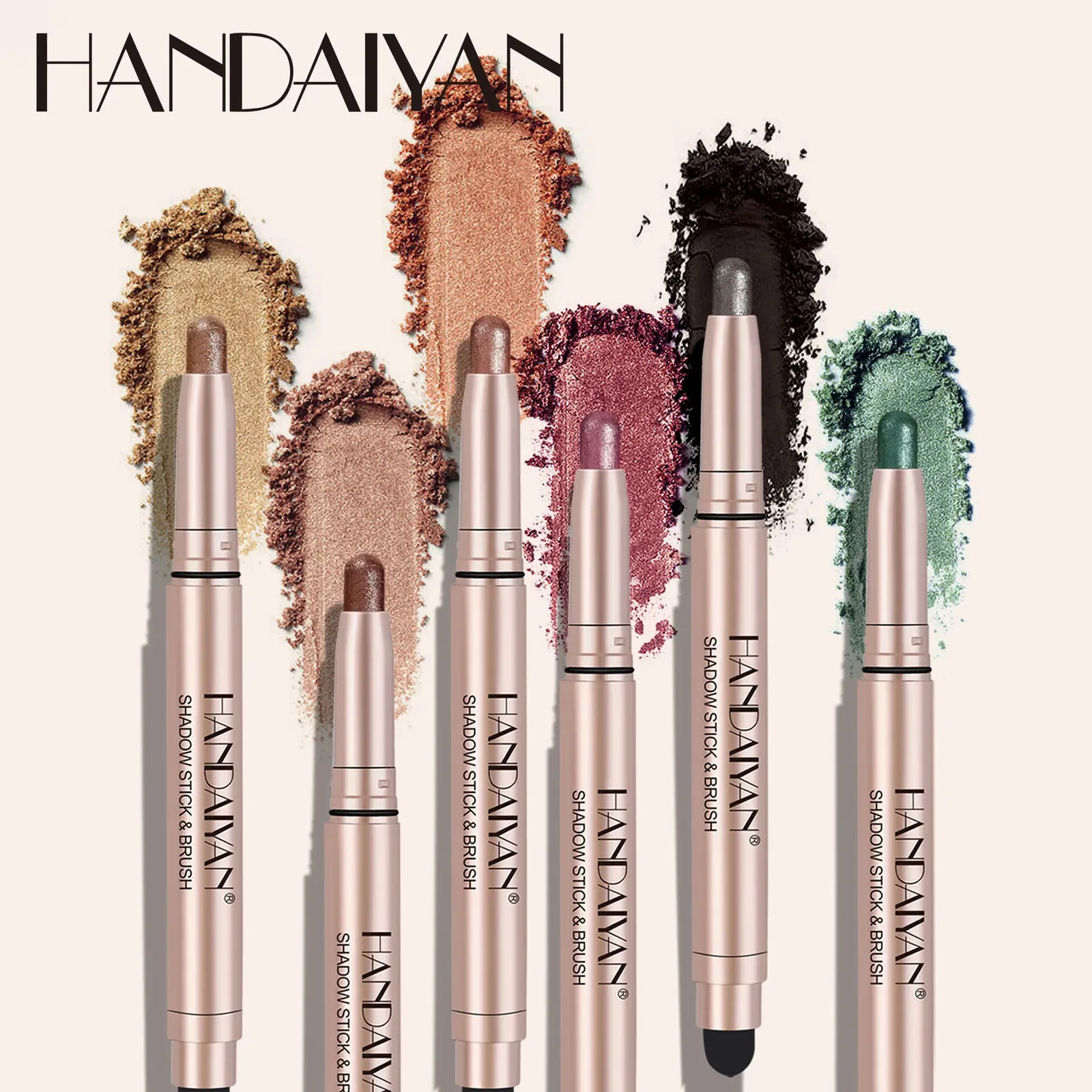 Doublehead Eyeshadow Stick Diamond Shimmer Highlighter Pencil Pearl ...
