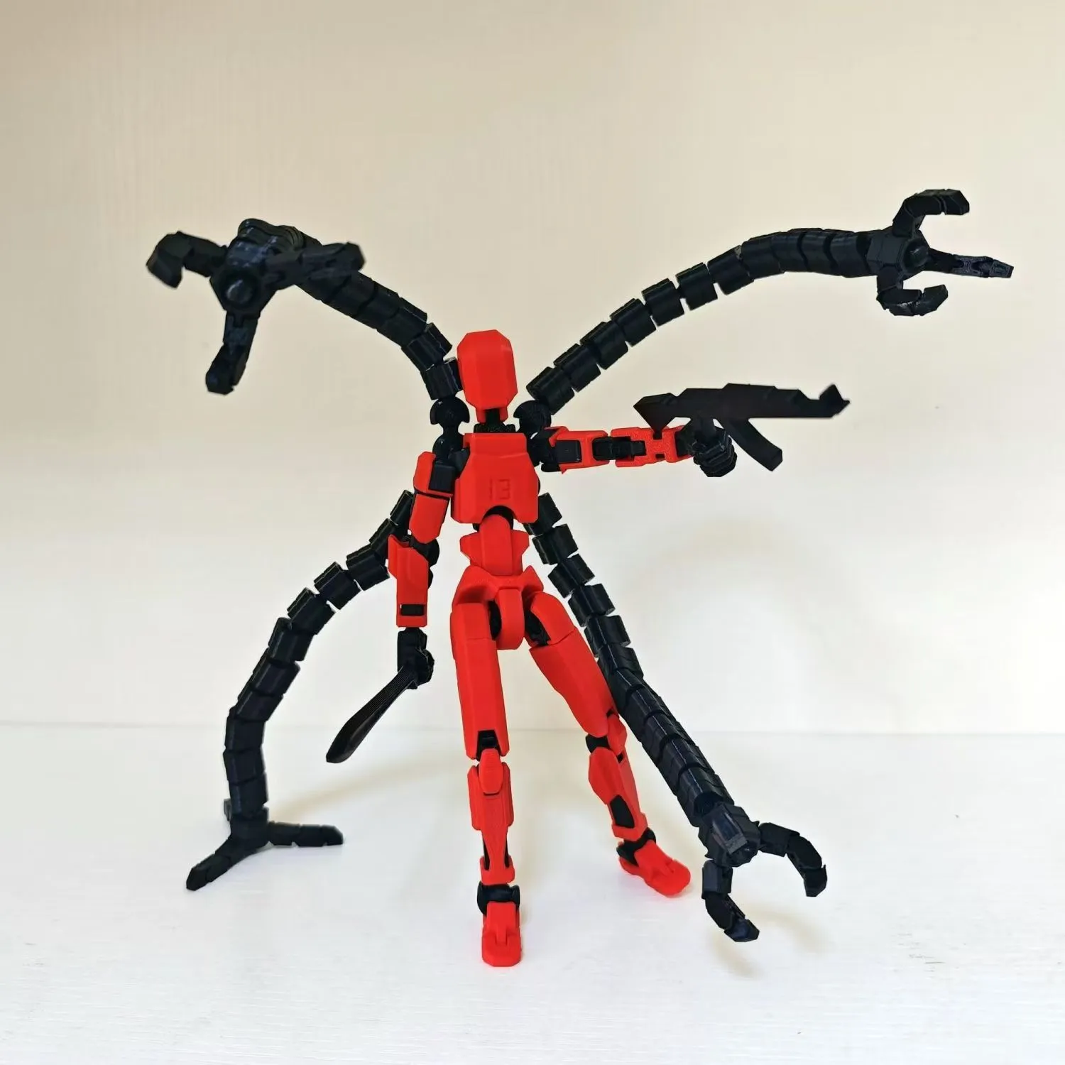 3D Printed Kids Action Figures Fully Articulated With Detachable ...
